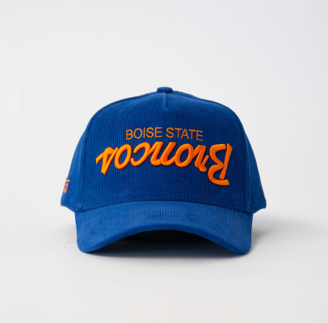 Boise State Broncos Blue Corduroy Snapback Hat with Flipped Script Logo ...