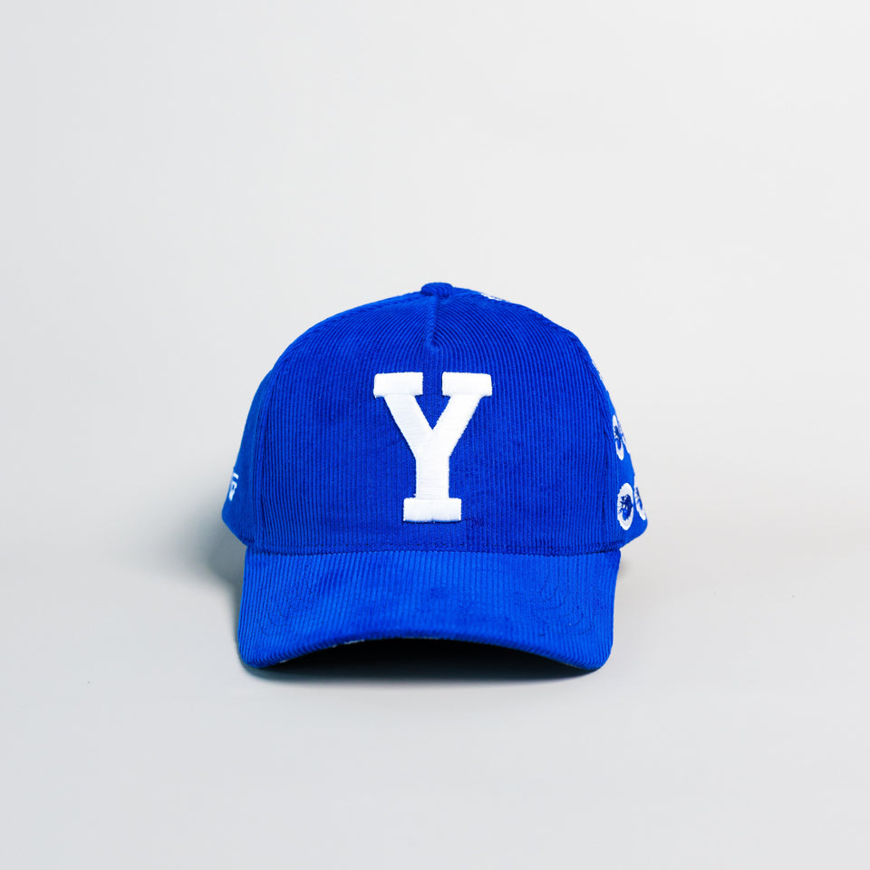 BYU 1984 Championship Hat Royal Blue Corduroy White Y Logo Snapback ...